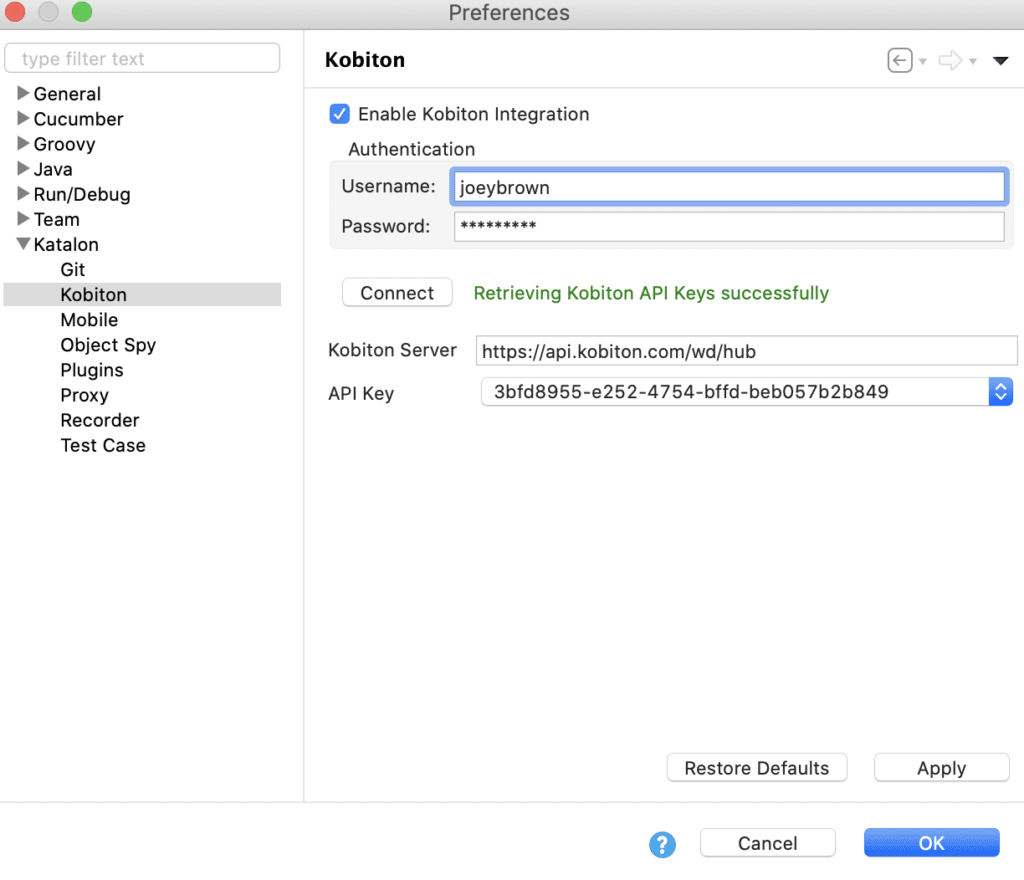 How can we integrate Kobiton with Katalon Studio? | Kobiton